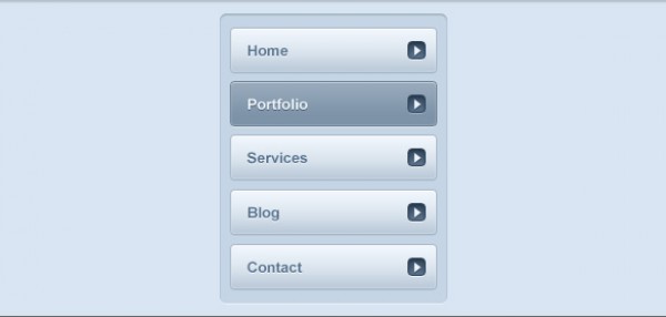 Awesome Light Blue Menu navigation - WeLoveSoLo