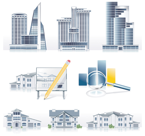 Creative Architecture design elements vector set 01 - WeLoveSoLo