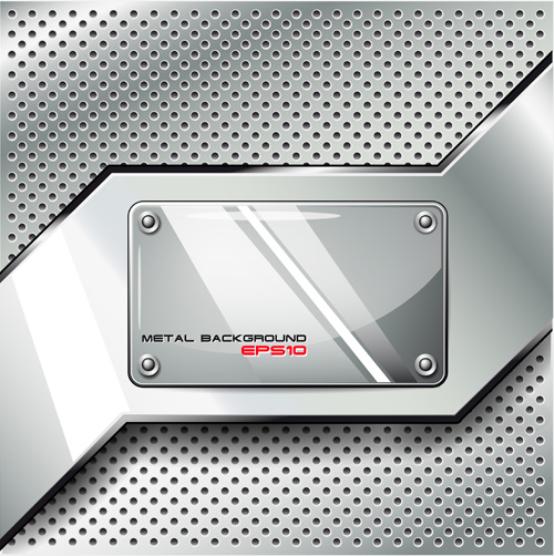 Set vector of Metal Technology Backgrounds 03 - WeLoveSoLo