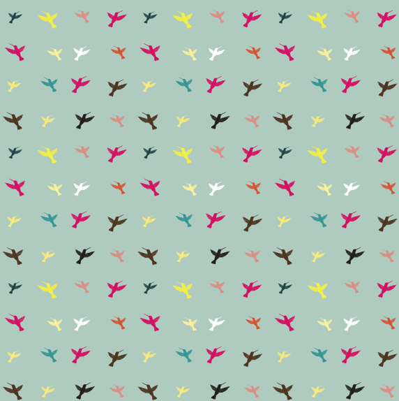Different color Birds pattern vector - WeLoveSoLo