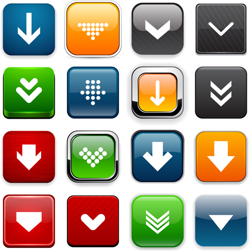 Creative arrows icons vectors pack set 05 - WeLoveSoLo